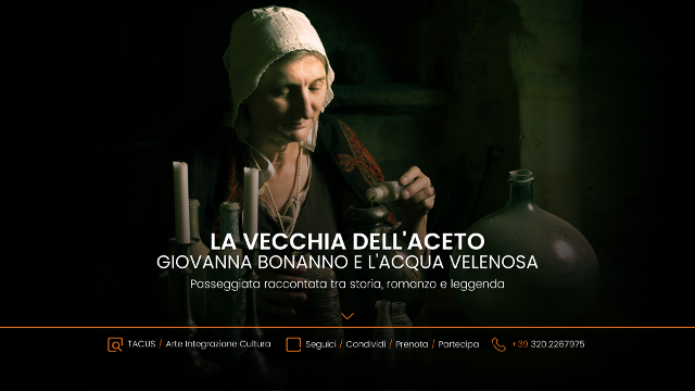 La Vecchia dell'Aceto. Giovanna Bonanno e l’acqua velenosa - Piazza ...