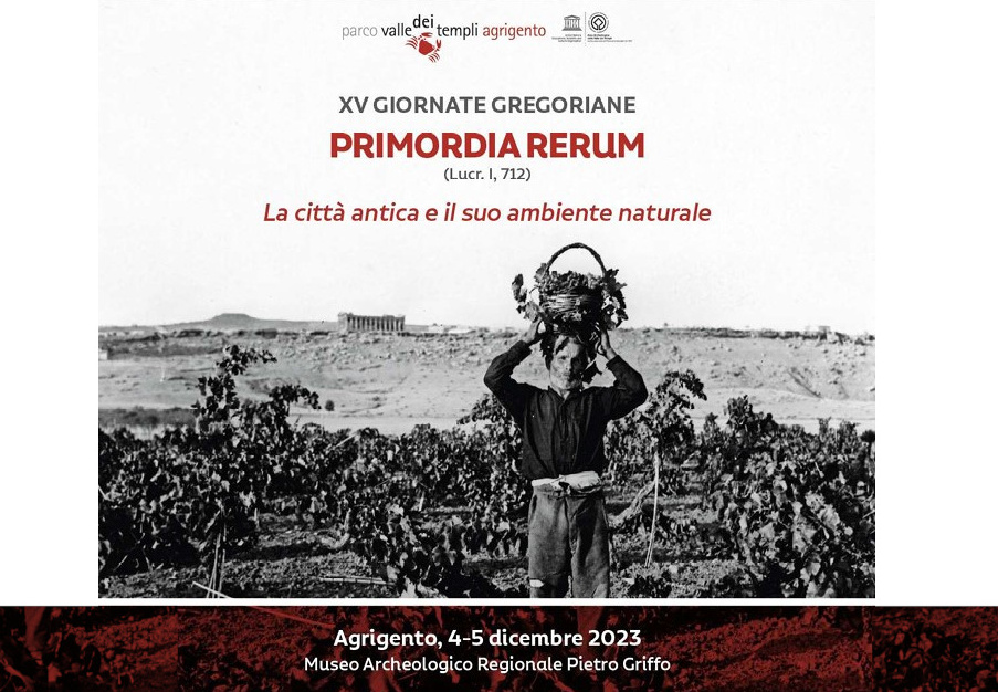 ''Primordia Rerum''. XV Giornate Gregoriane nella Valle dei Templi ...