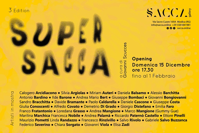 ''Supersacca III'' di Giovanni Scucces alla Galleria Sacca di Modica ...