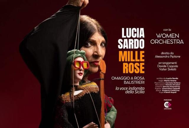 ''Mille rose'', l'omaggio di Lucia Sardo a Rosa Balistreri - Palazzo ...