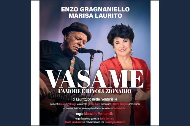 ''Vasame'', Marisa Laurito ed Enzo Gragnaniello al Golden di Palermo ...